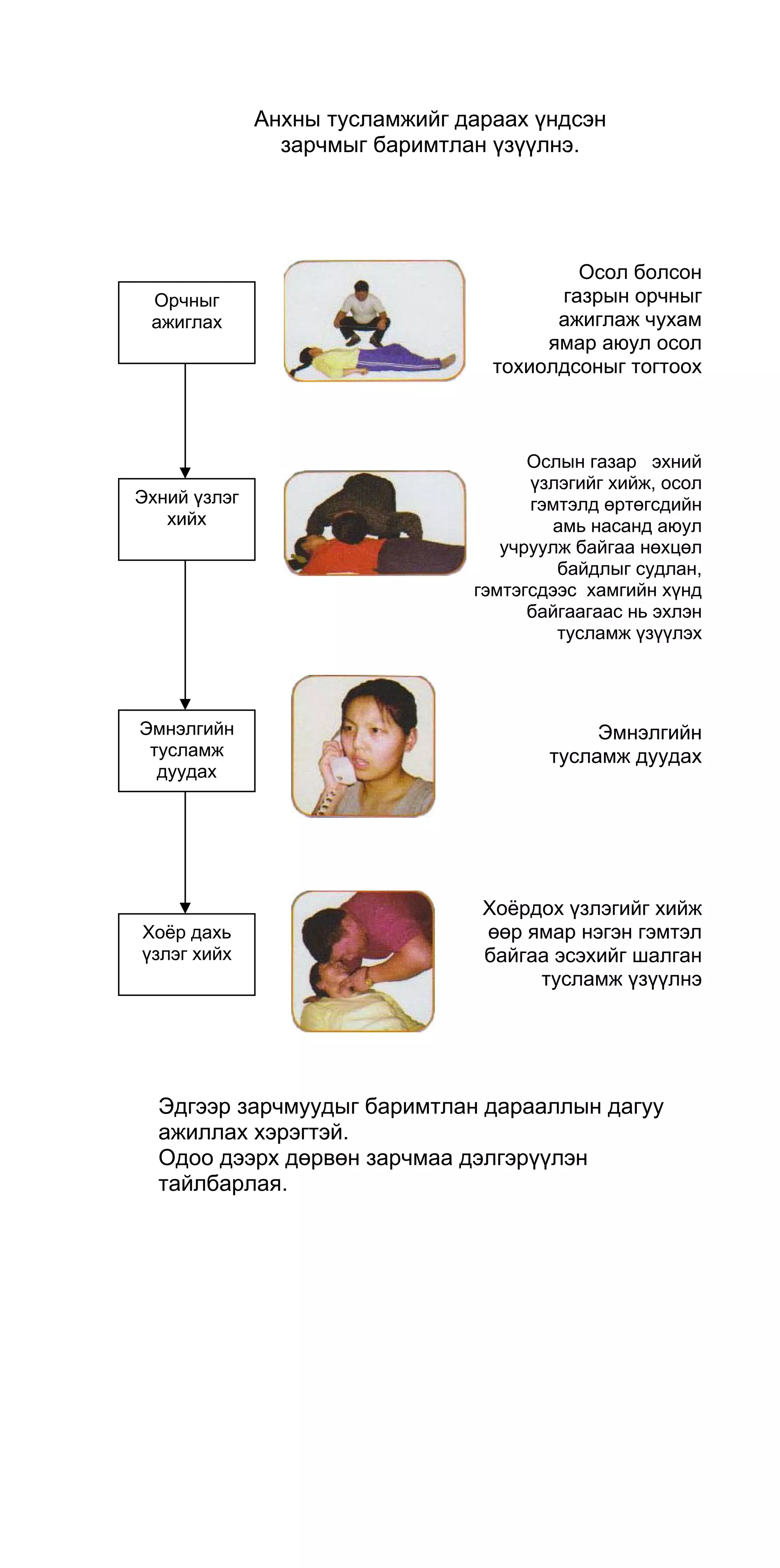 Осол гэмтлийн үед үзүүлэх анхны тусламж Pdf