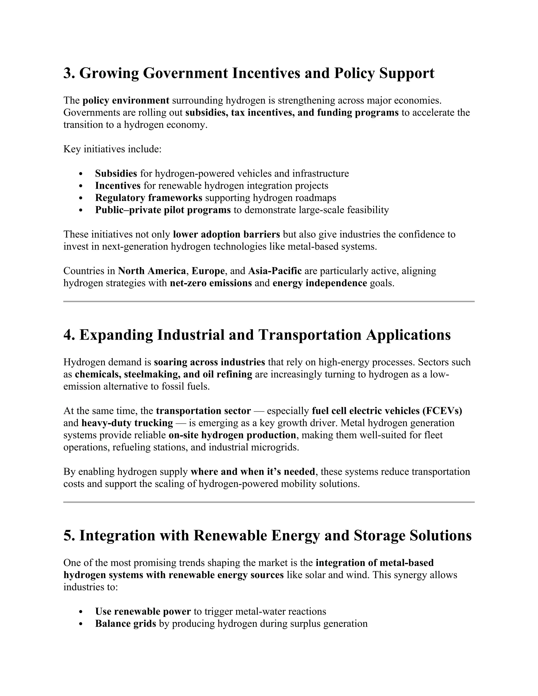 What’s Driving the $16.7 Billion Boom in the Metal Hydrogen Generation ...