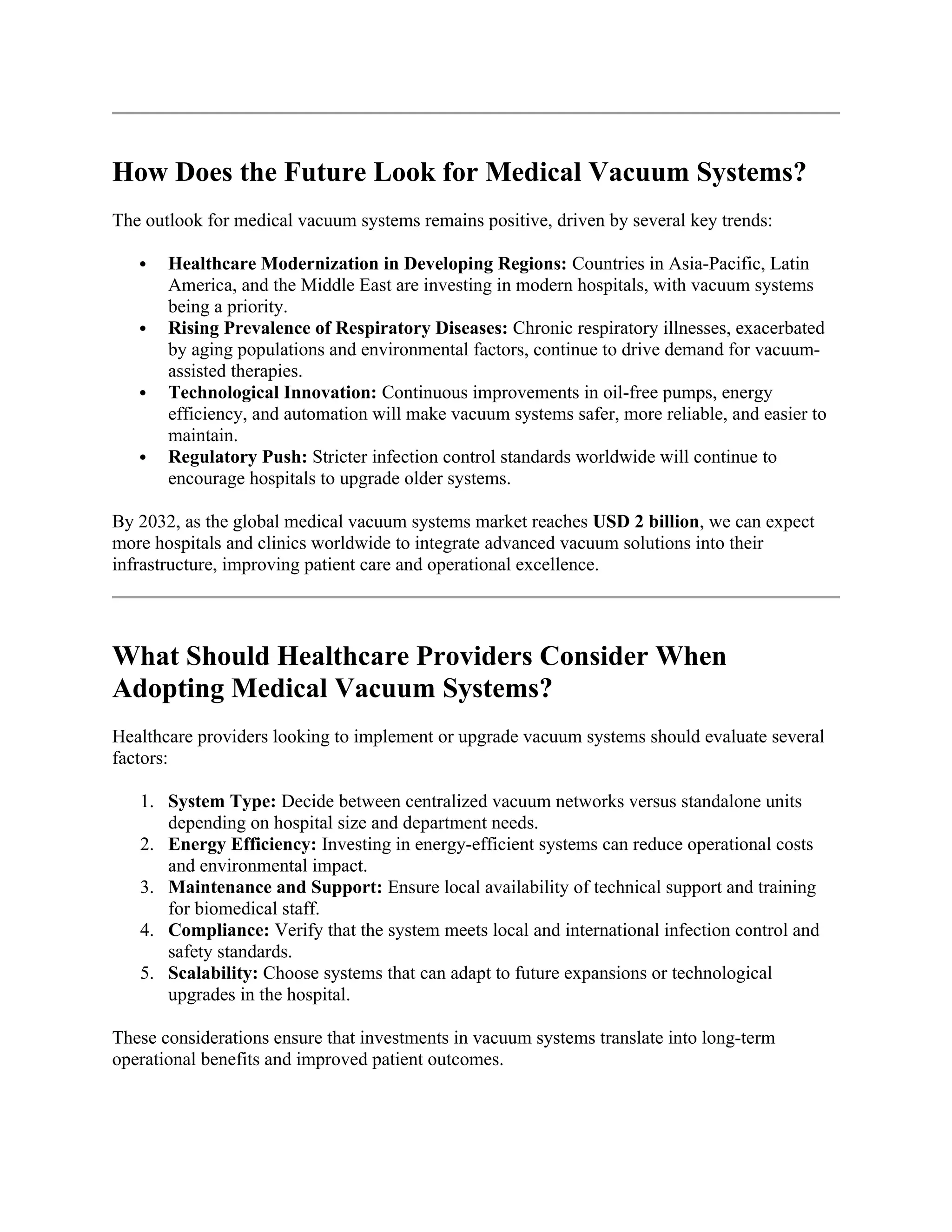 How Are Medical Vacuum Systems Shaping the Future of Healthcare Across ...