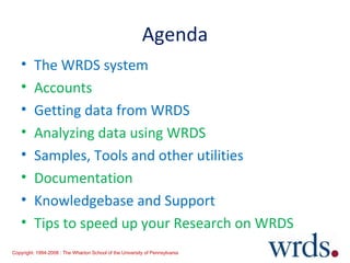 WRDS WebEx ISB | PPT