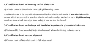 WREII Canals Head Works and Distribution system | PPT