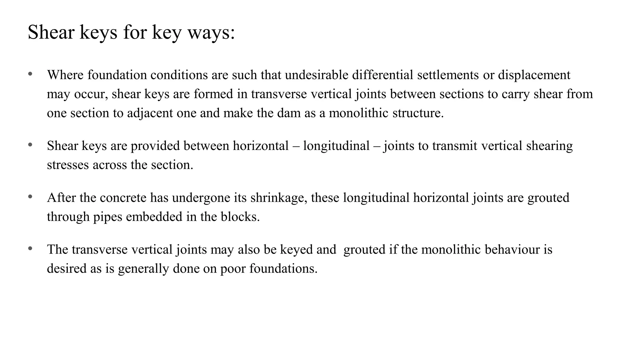 WRE II construction of galleries in gravity dams | PDF