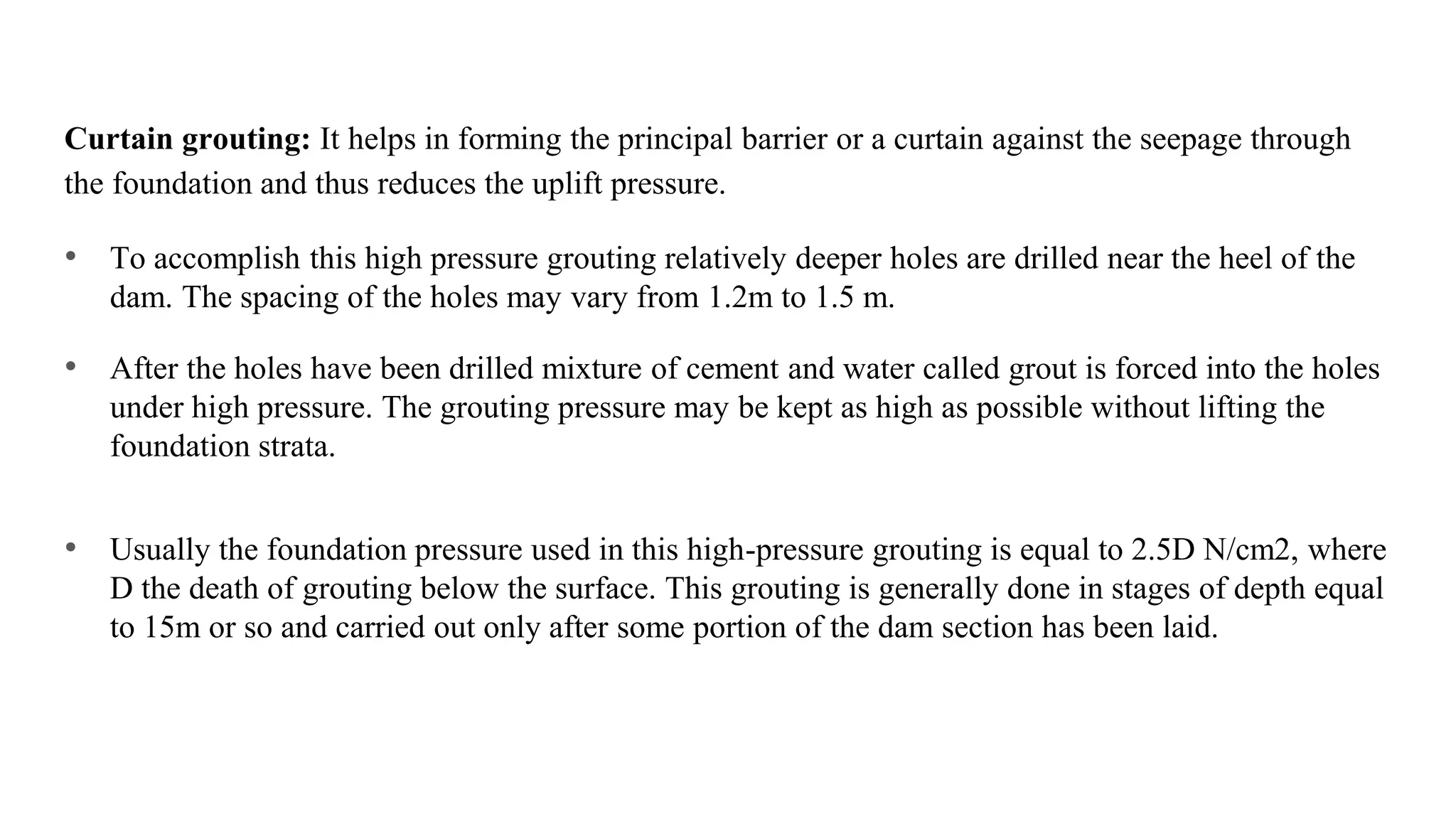 WRE II construction of galleries in gravity dams | PDF