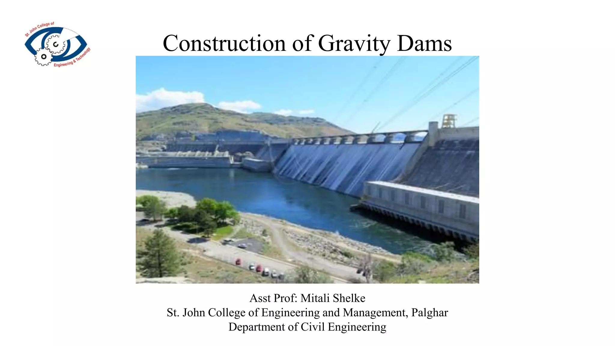 construction of gravity dams | PDF