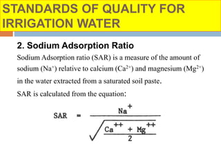 Introduction of Irrigation & it's Methods with Water Quality and Soil ...
