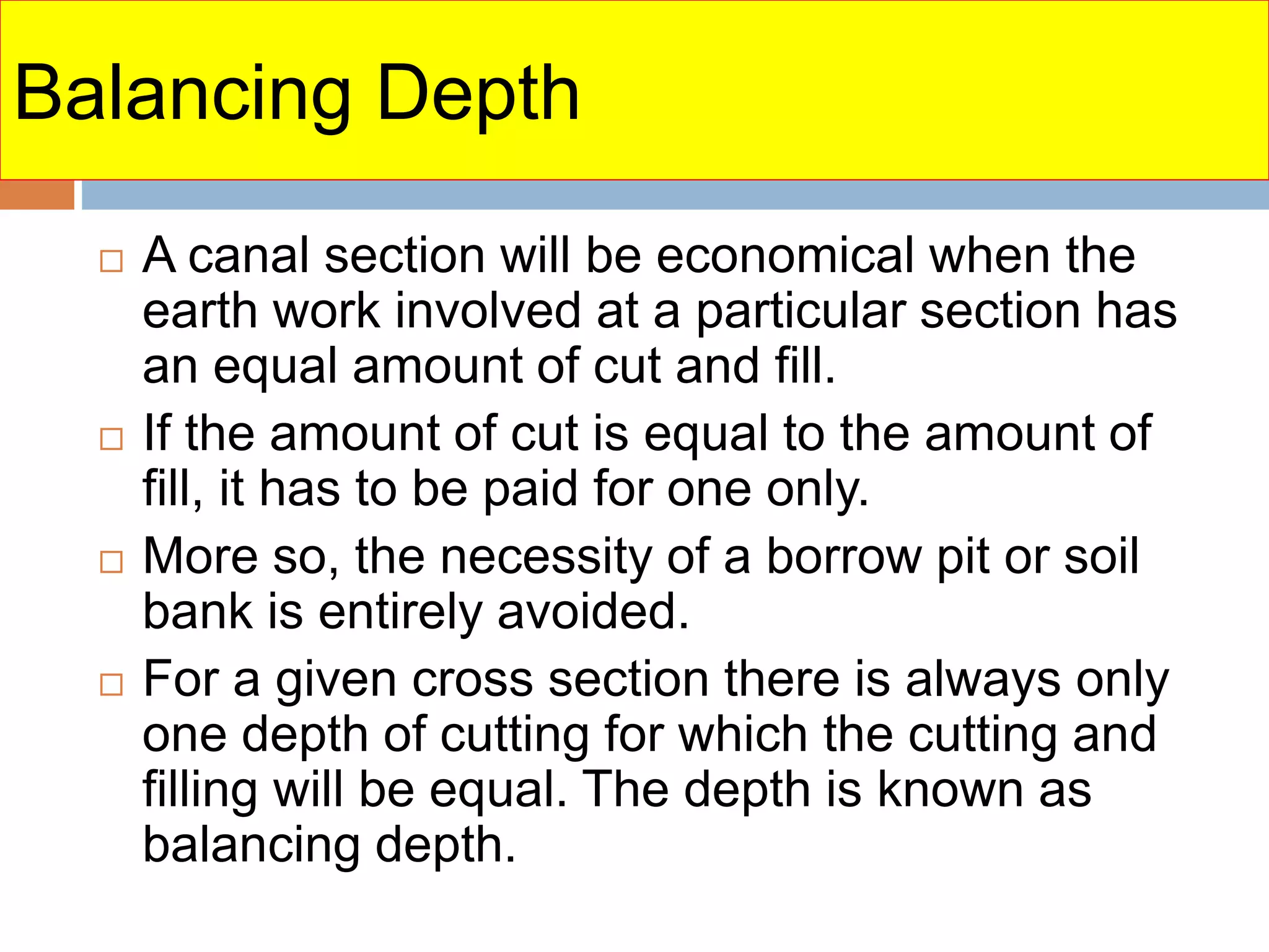 Design of Lined Canal and Canal Lining | PPTX