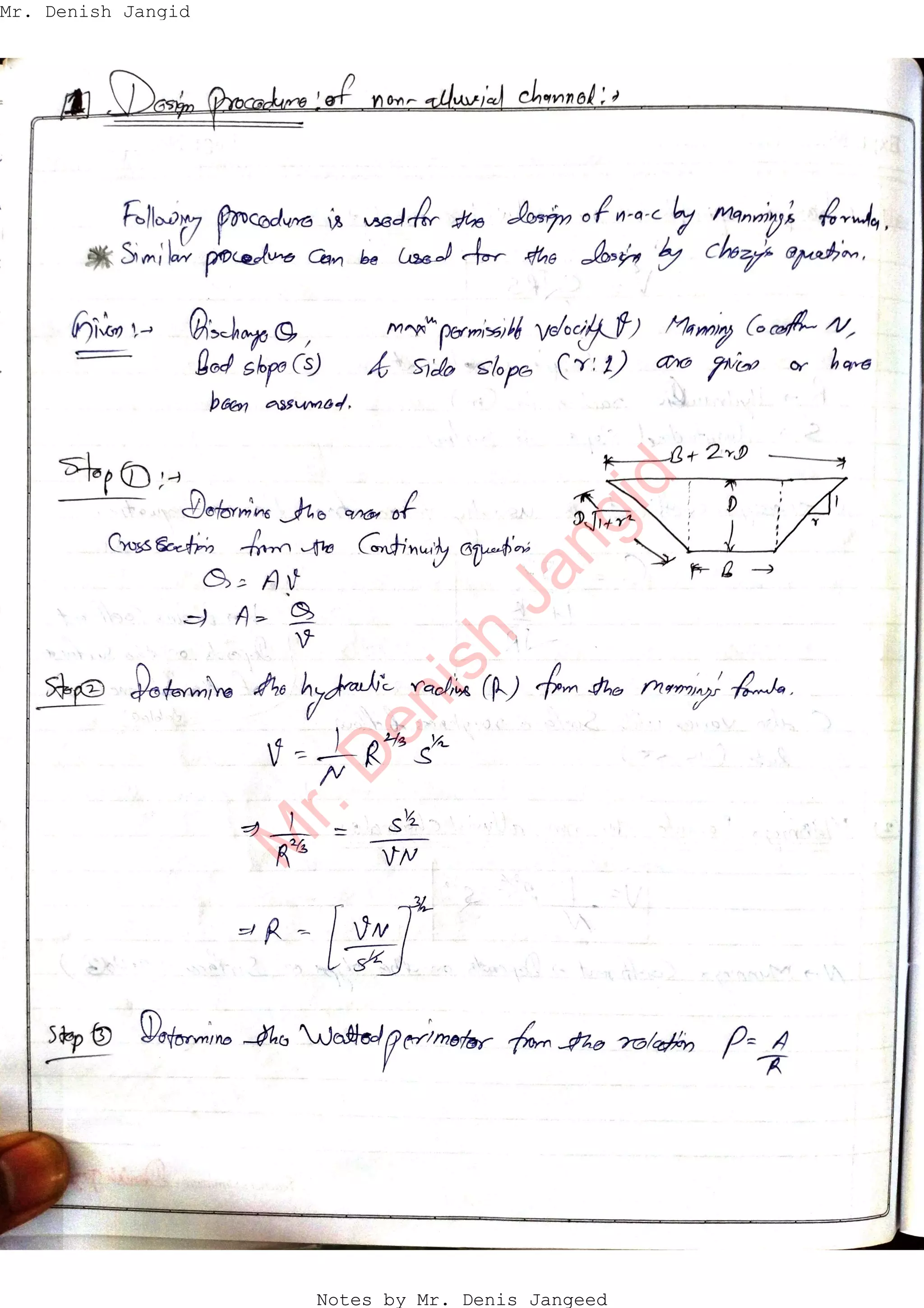 Complete all notes WATER RESOURCE ENGINEERING (WRE) | PDF