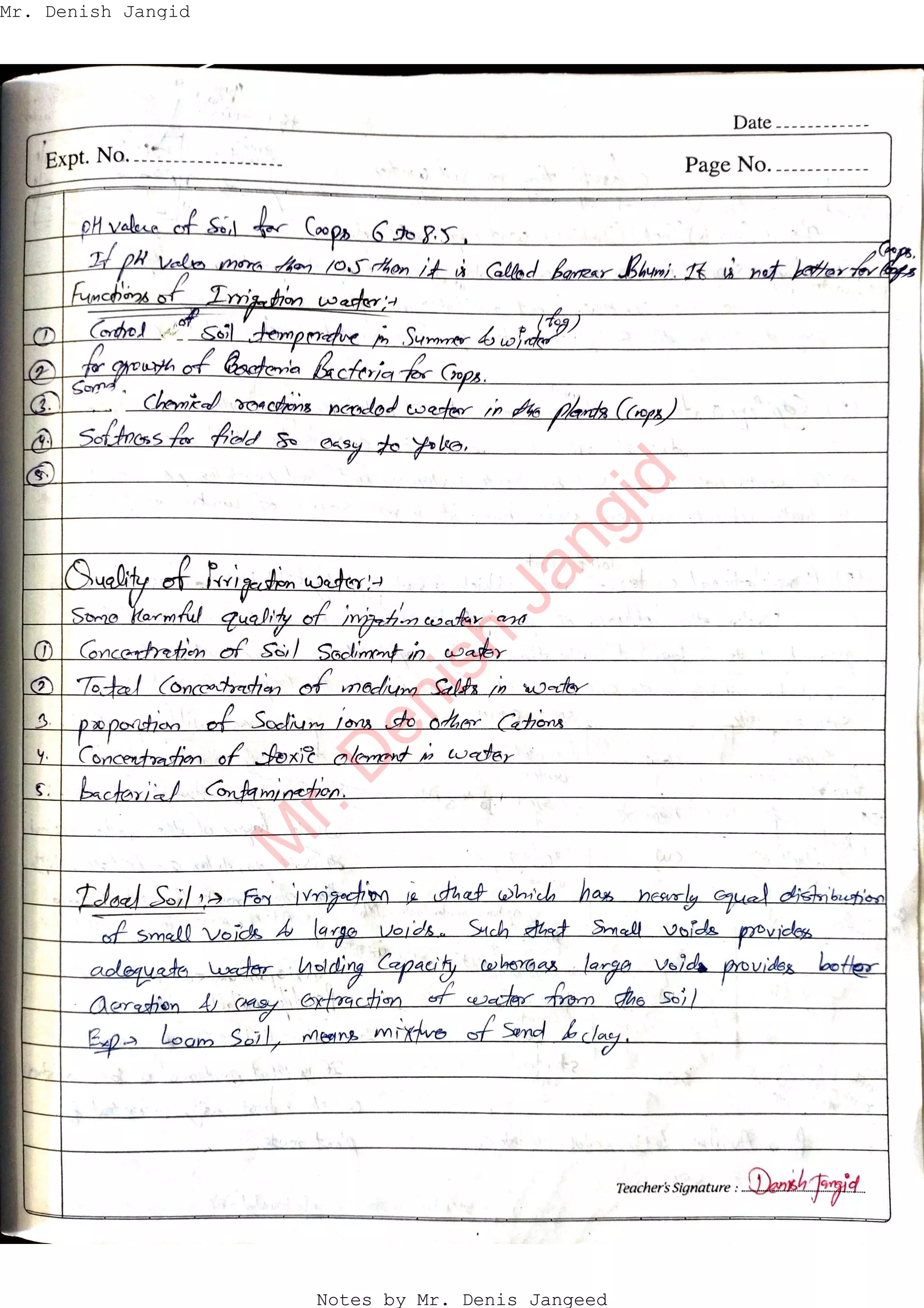 Complete all notes WATER RESOURCE ENGINEERING (WRE) | PDF