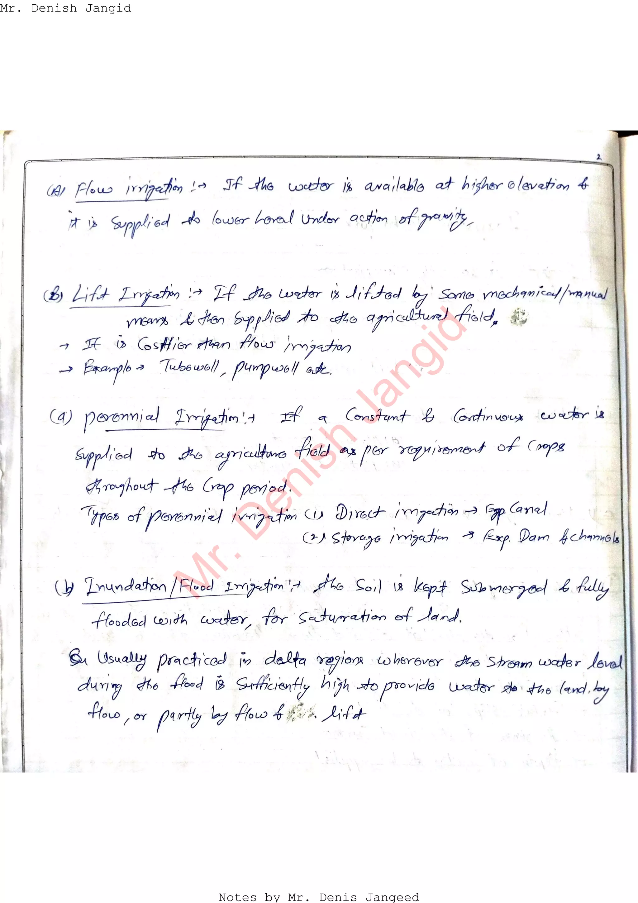 Complete all notes WATER RESOURCE ENGINEERING (WRE) | PDF