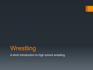 Wrestling powerpoint | PPTX