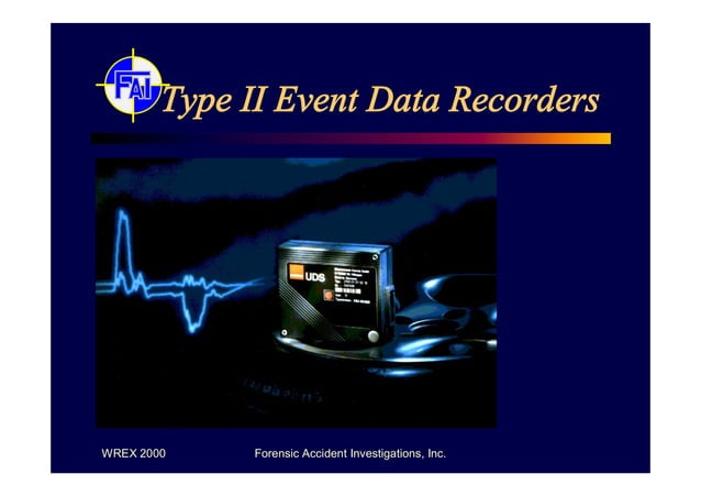 D - Transportation Event Data Recorders Slides | PPT