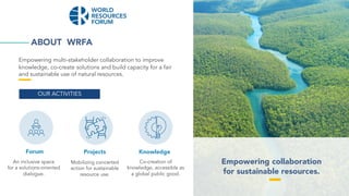 World Resource Forum 2023 Conference Brochure | PDF