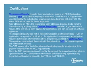 FCC certification | PDF