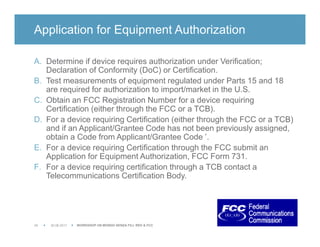 FCC certification | PDF