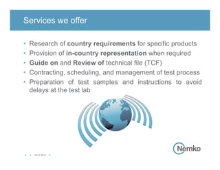 Nemko Direct for Telecom - ND4T | PDF