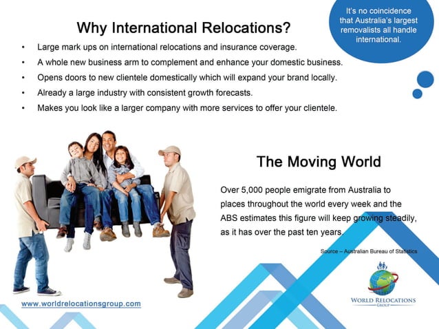 World Relocations Group - International Removalist Brochure | PPT