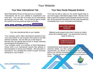 World Relocations Group - International Removalist Brochure | PPT