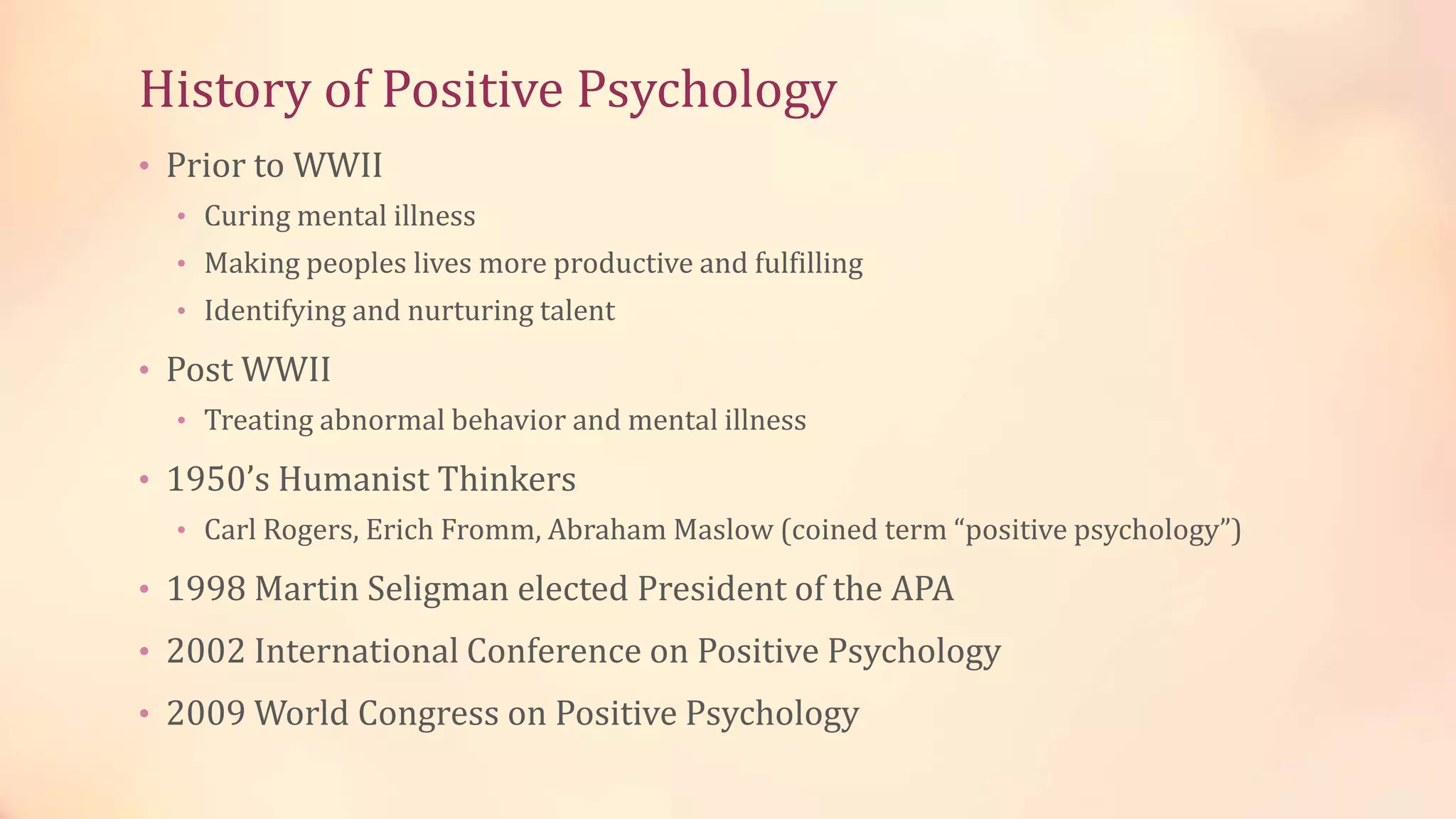 Positive psychology | PPTX