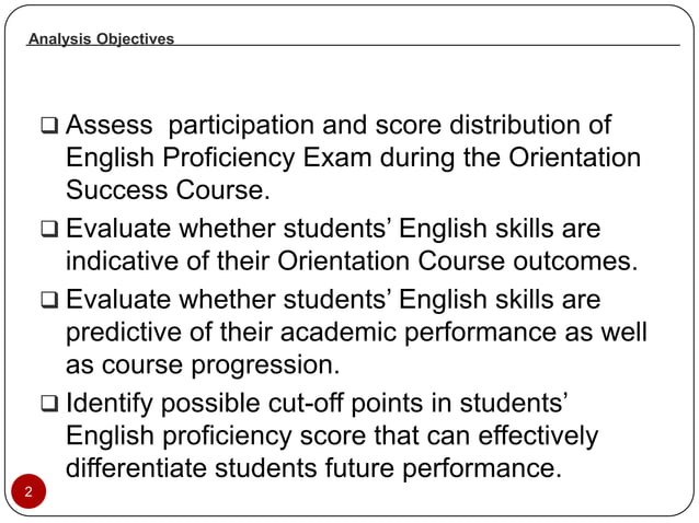 Writing Readiness Indicator Analysis | PPT