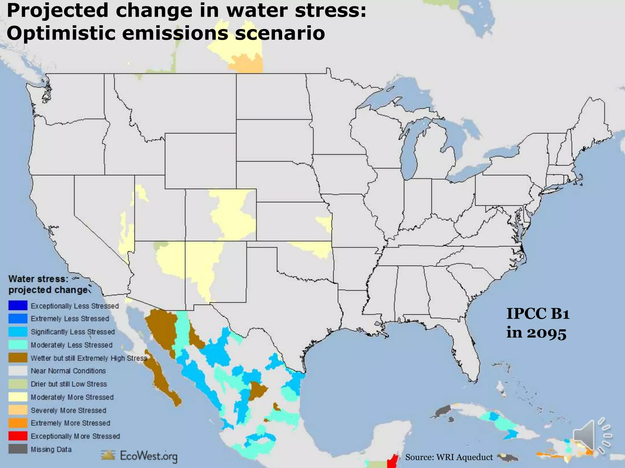 WRI's Aqueduct: an interactive map of water risk and stress | PPTX