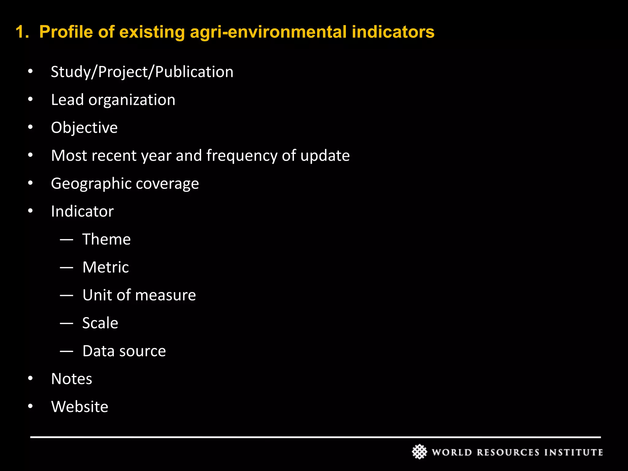 Sustainability and Environmental Metrics | PDF