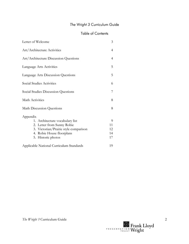 Wright3 curriculum guide | PDF