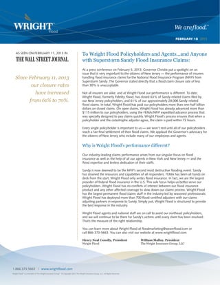 Wright flood whitepaper regarding Sandy claims | PDF | Home Insurance ...