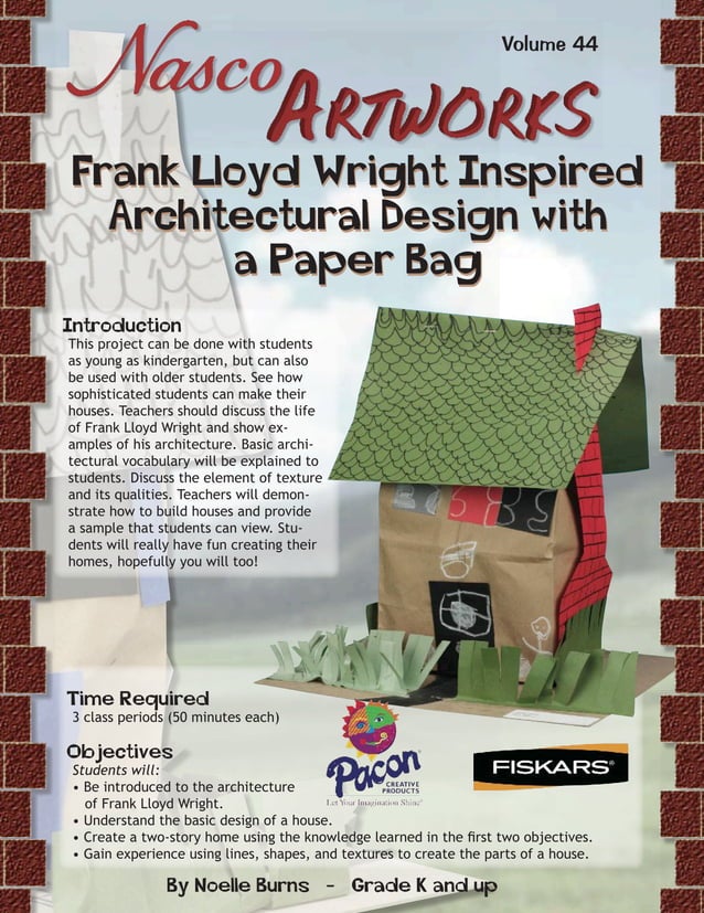 Wright paper bag house project | PDF | Arts and Crafts | Hobbies & Interests