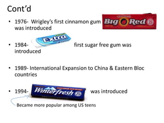 Wrigleys Innovation in China | PPTX