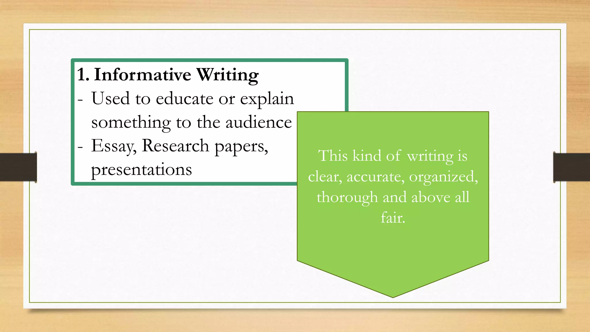 Writing objectives | PPT