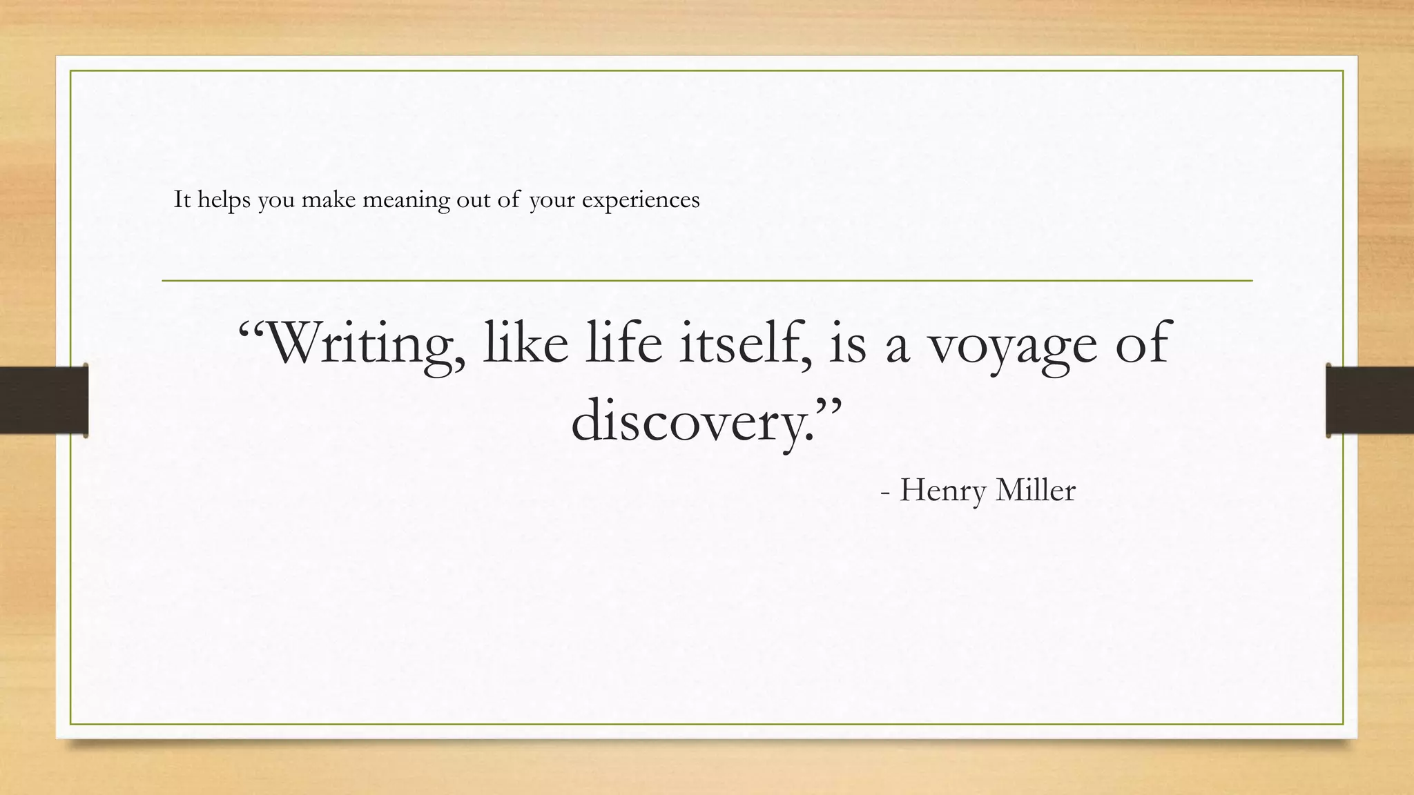 Writing objectives | PPT