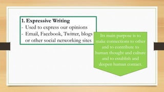 Writing objectives | PPT