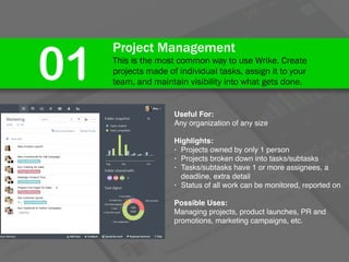 The Wrike Playbook - 11 Ways to Get Things Done with Wrike | PDF