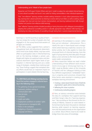 Work-related Informal Learning | PDF