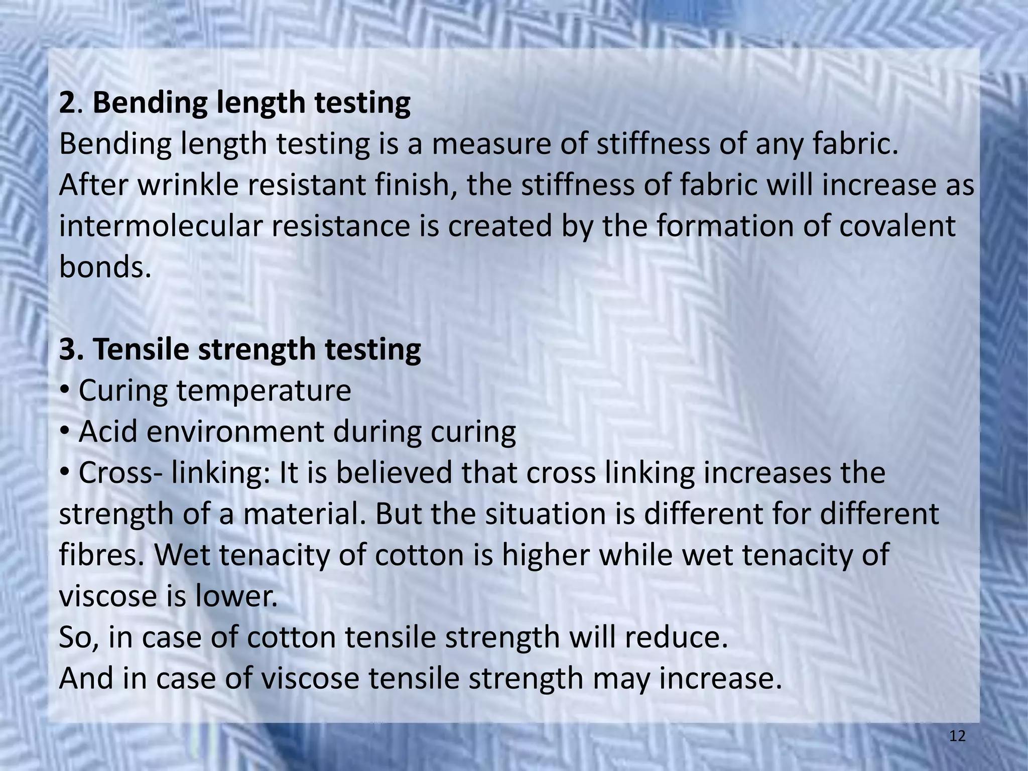 Wrinkle resist finish | PPTX