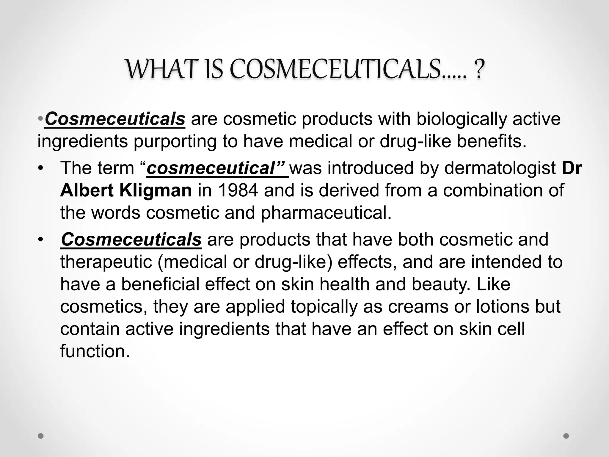 Wrinkles and body odour | PPTX