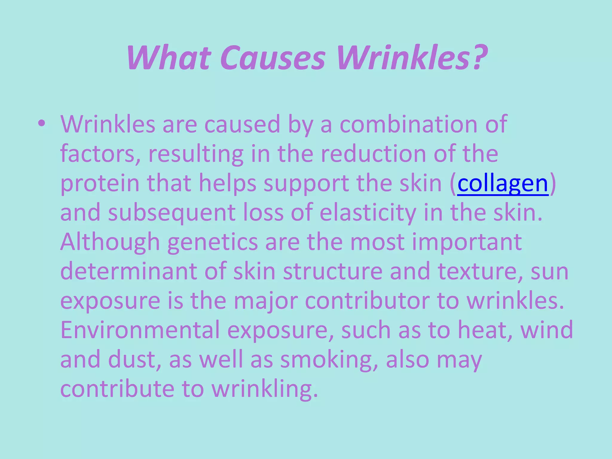How to Effectively Treat Wrinkles | PPTX