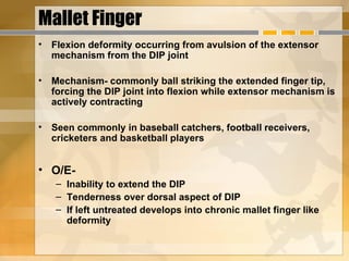 hand injuries in sports | PPT