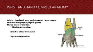 Wrist and hand disordes....5 th stage [dr.farouk | PPTX