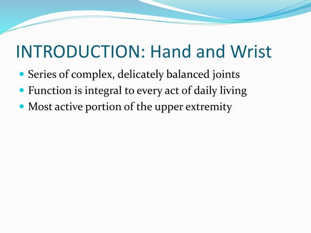 Wrist and hand examination | PPTX