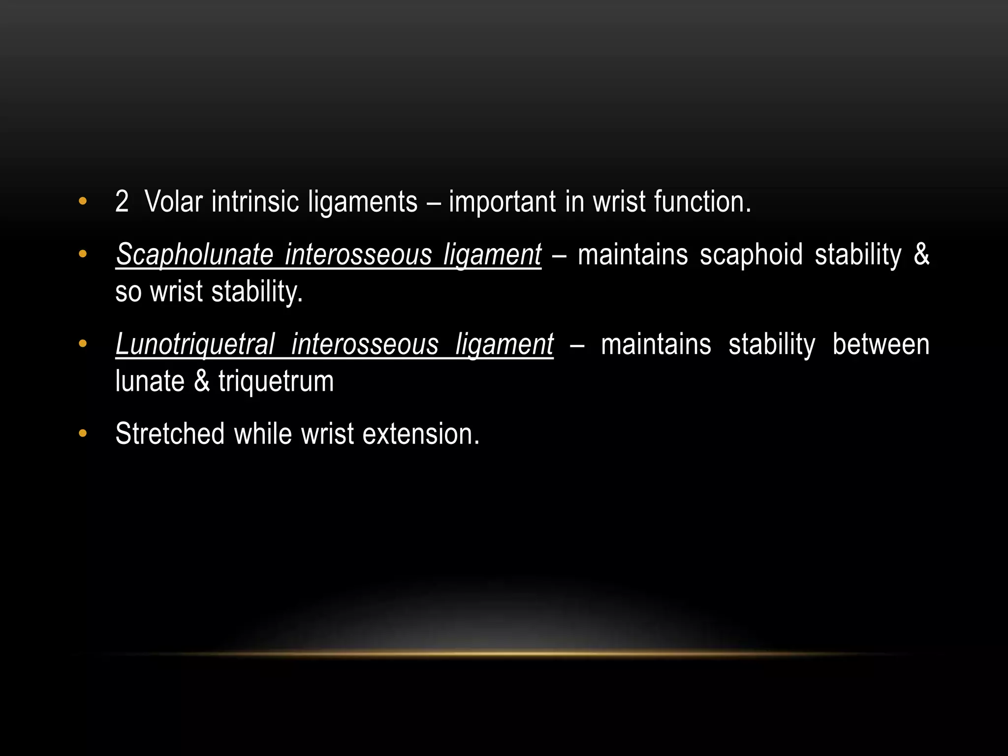 Wrist & hand complex | PPTX