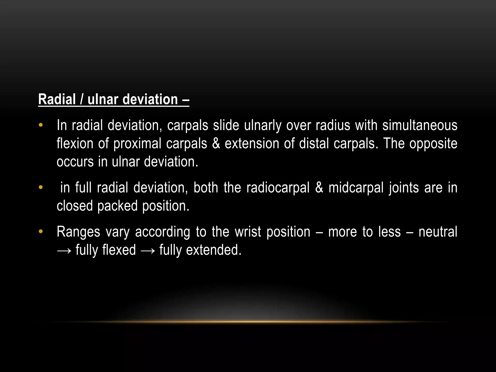 Wrist & hand complex | PPTX