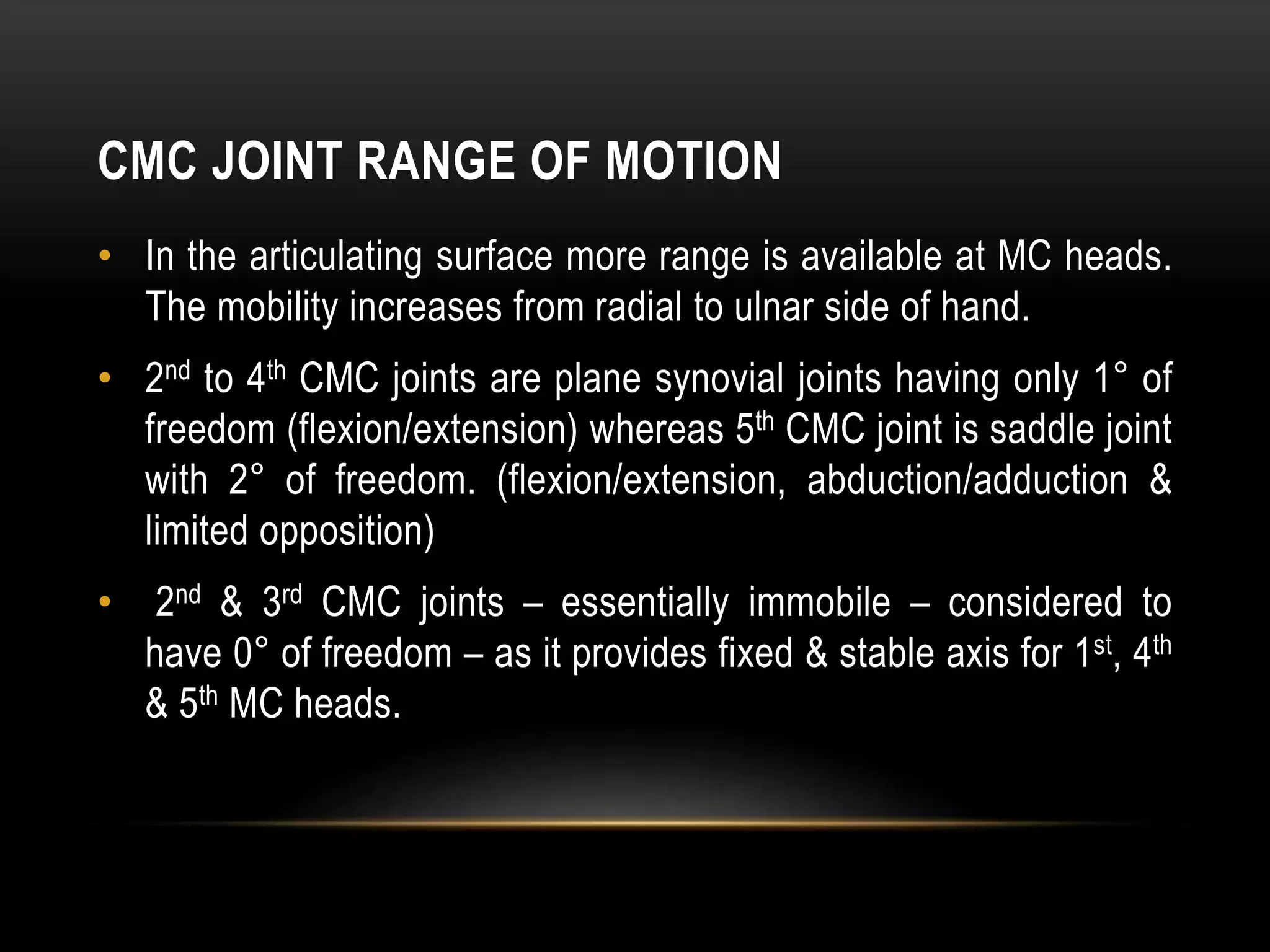 Wrist & hand complex | PPTX
