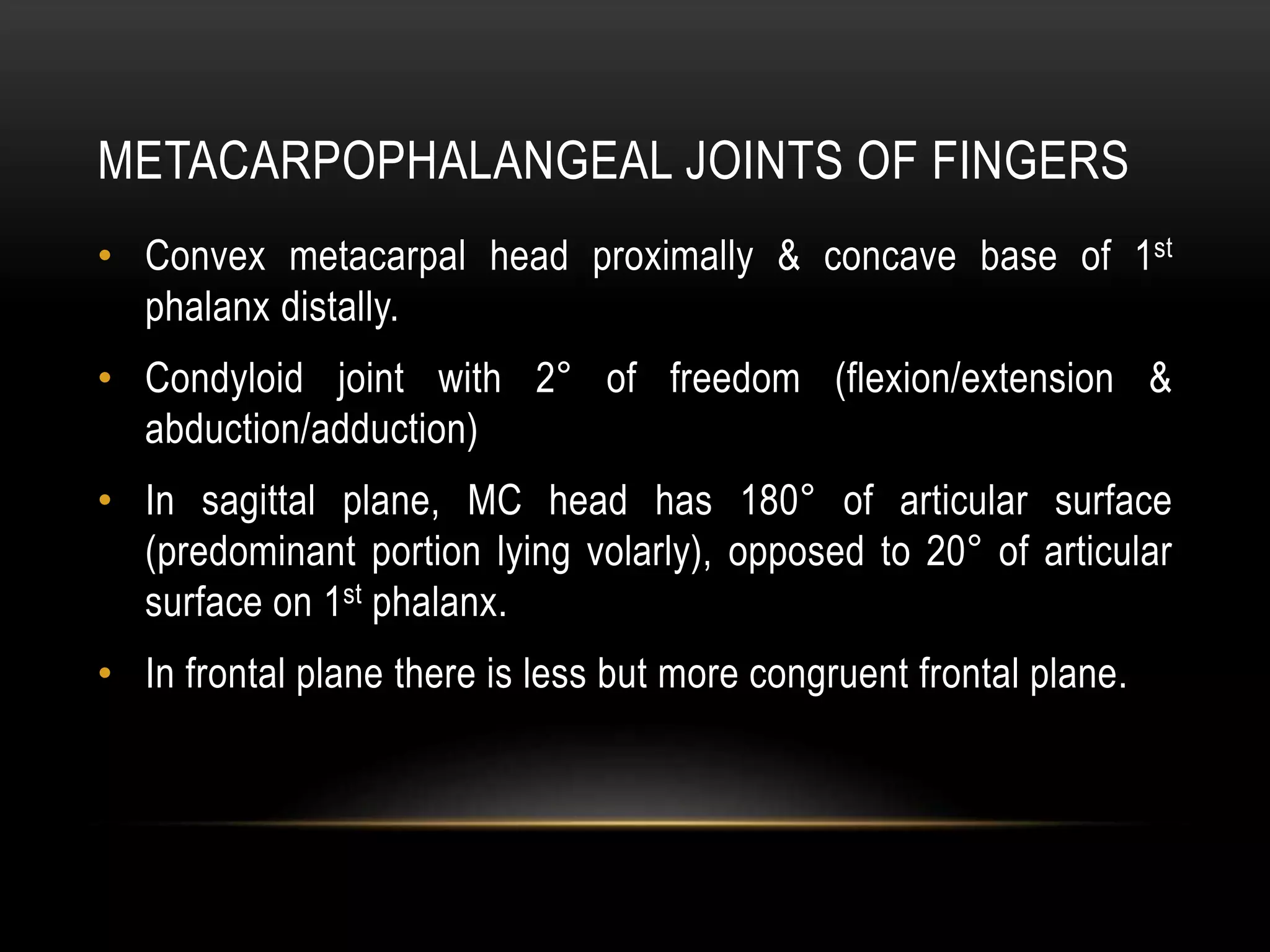 Wrist & hand complex | PPTX