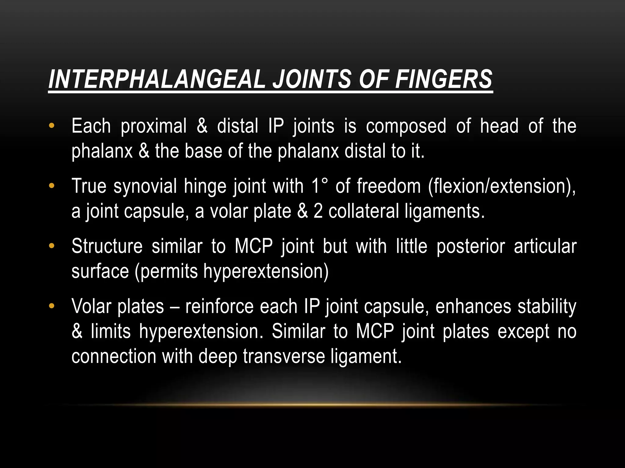 Wrist & hand complex | PPTX