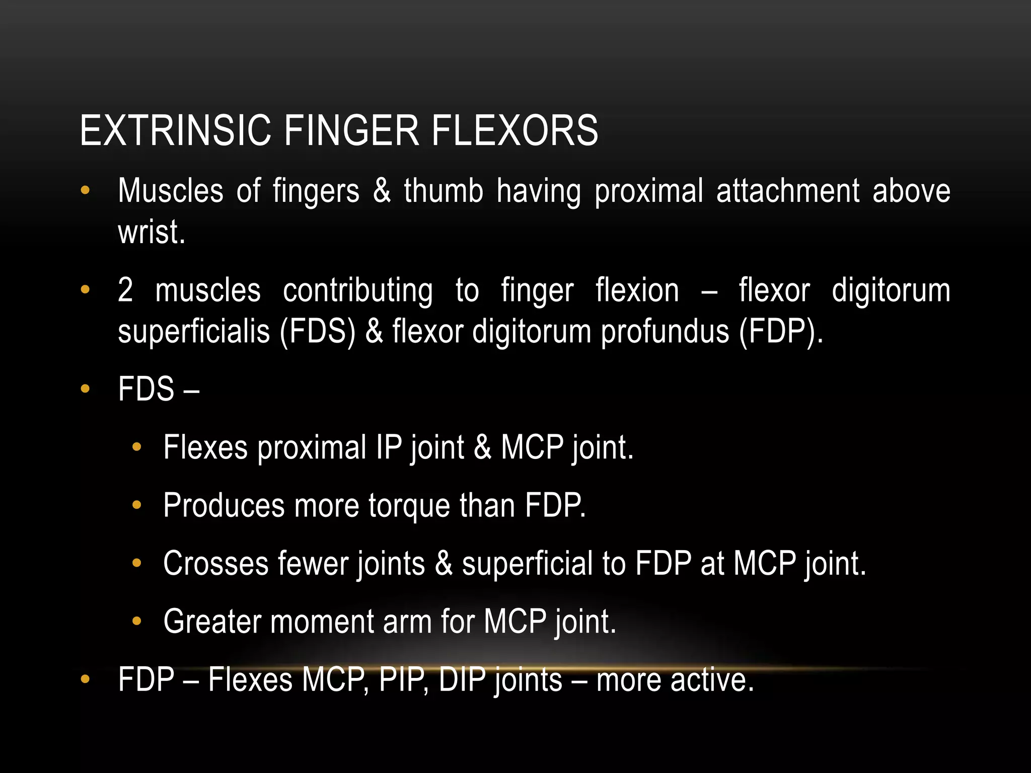 Wrist & hand complex | PPTX