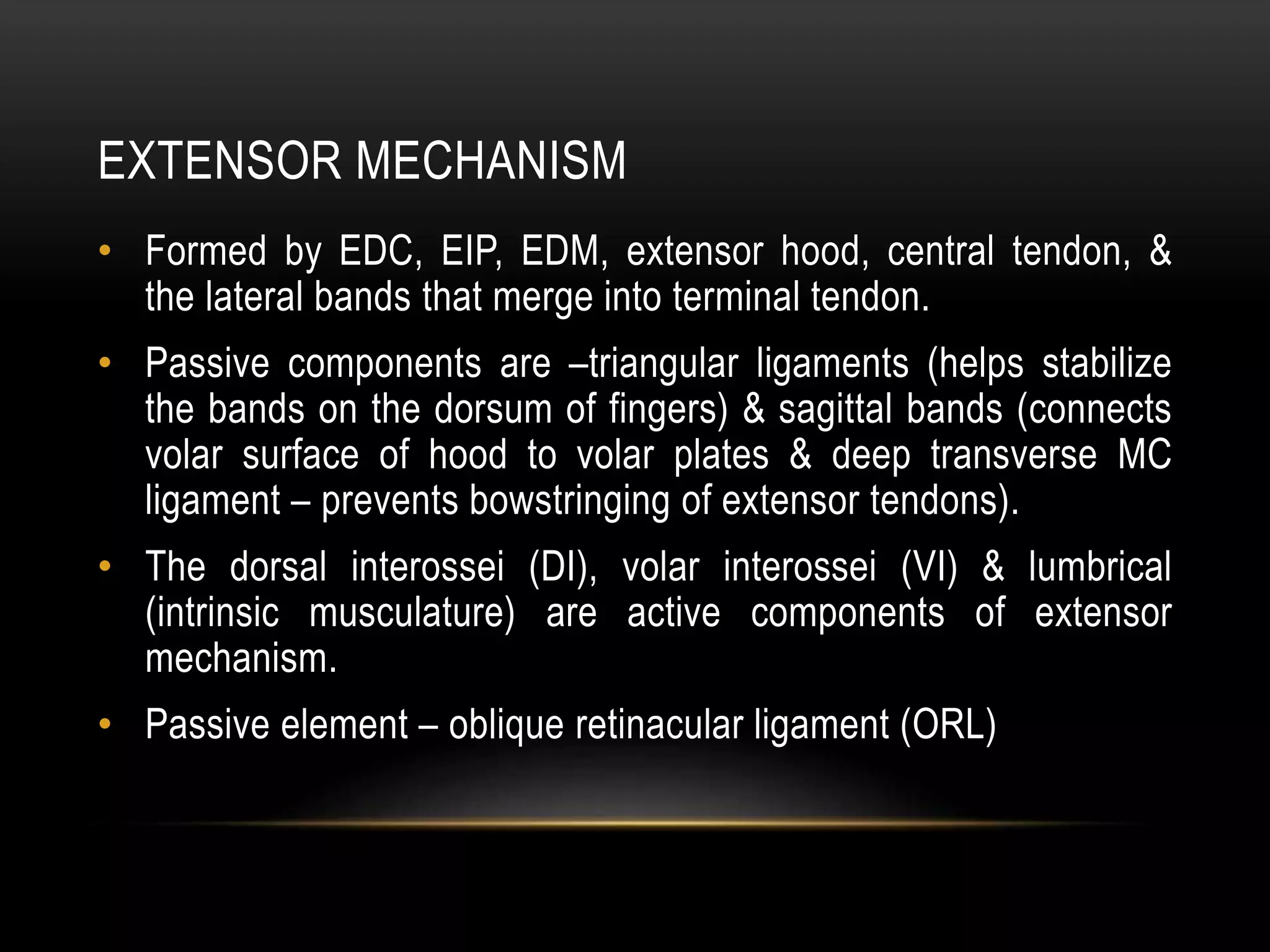 Wrist & hand complex | PPTX