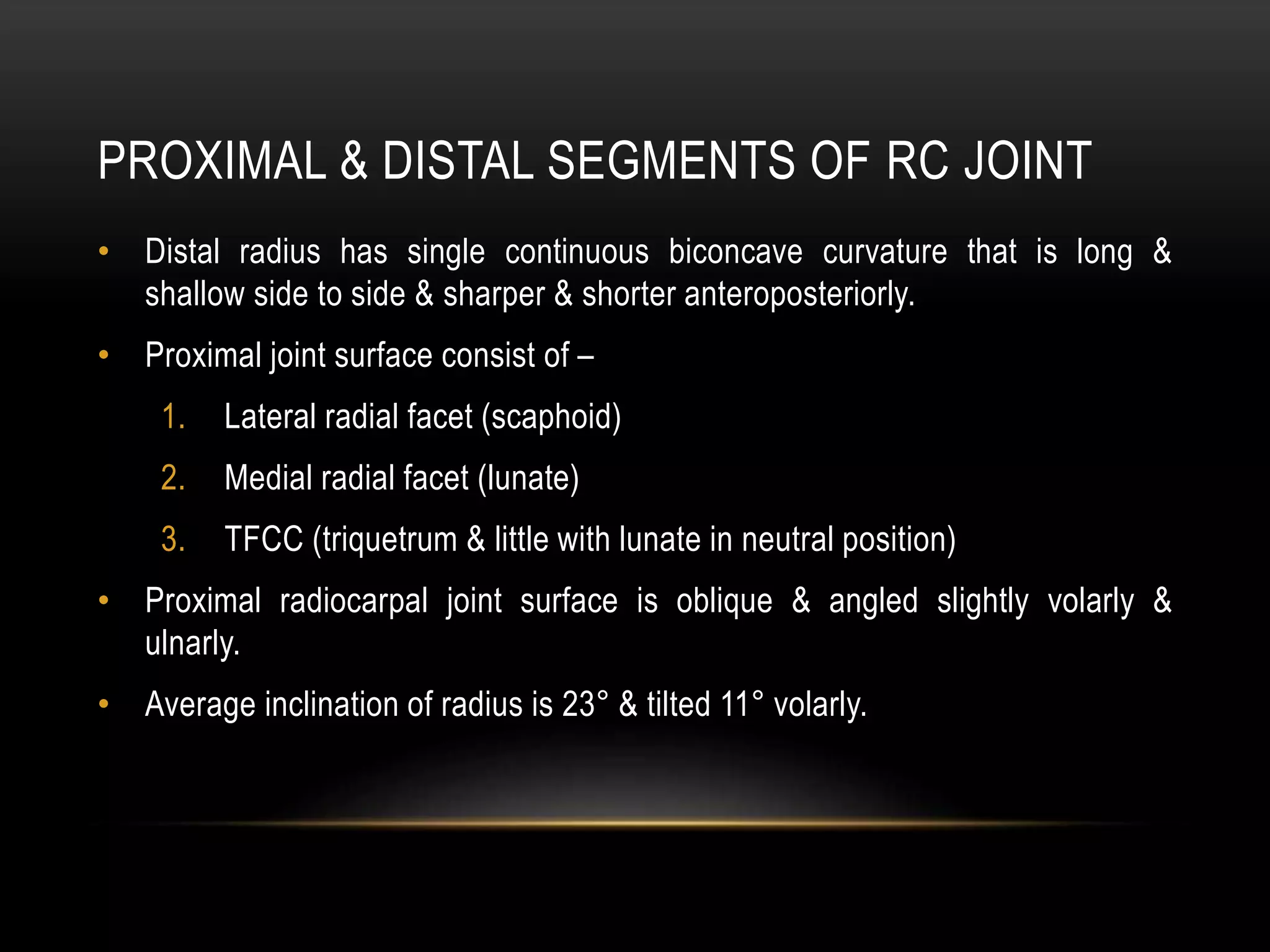 Wrist & hand complex | PPTX