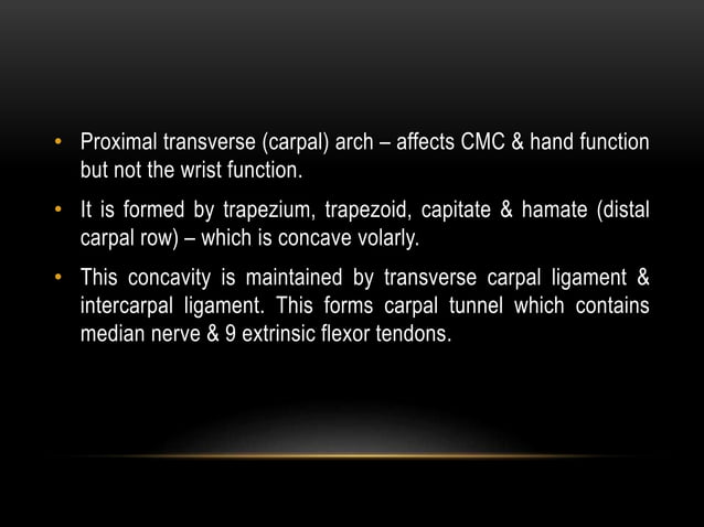 Wrist & hand complex | PPTX