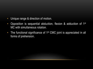 Wrist & hand complex | PPTX